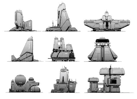 Artstation Sci Fi Architecture Sketches Architecture Sketch Sci Fi