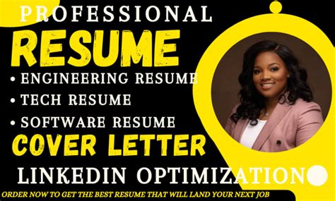 Write Engineering Software Engineer It Tech Resume Writing And Cover Letter By Ayobamicv