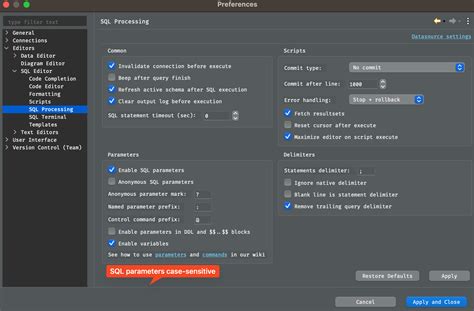 Bind Parameters Dialog · Issue 18776 · Dbeaverdbeaver · Github