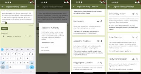 Logical Fallacy Detector Android App Logical Fallacy