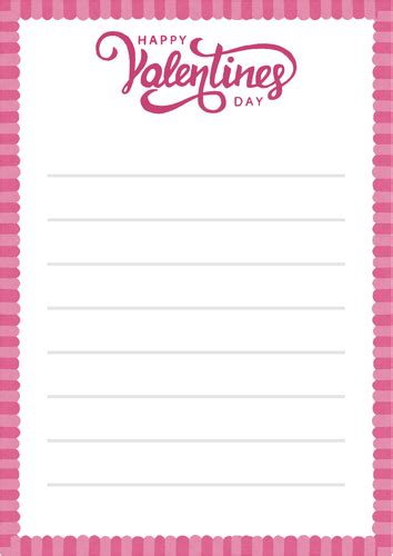 Valentines Day Letter Template Teaching Resources