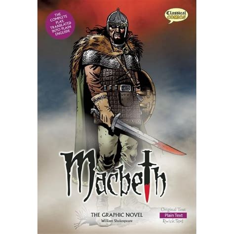 Classical Comics Macbeth The Graphic Novel Plain Text Paperback