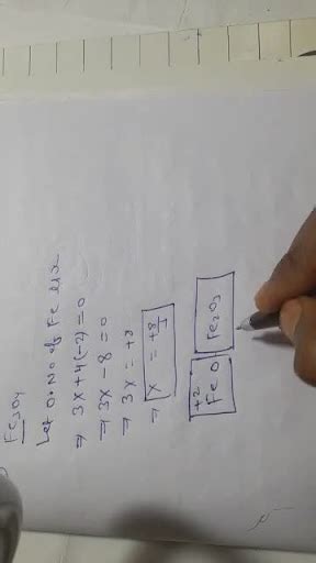 What Are The Oxidation Number Of The Underlined Elements In Eac Following