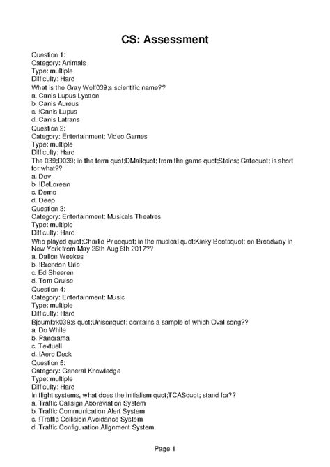 Cs 245 Slides 9 Slide Presentation Notes Cs Assessment Question 1