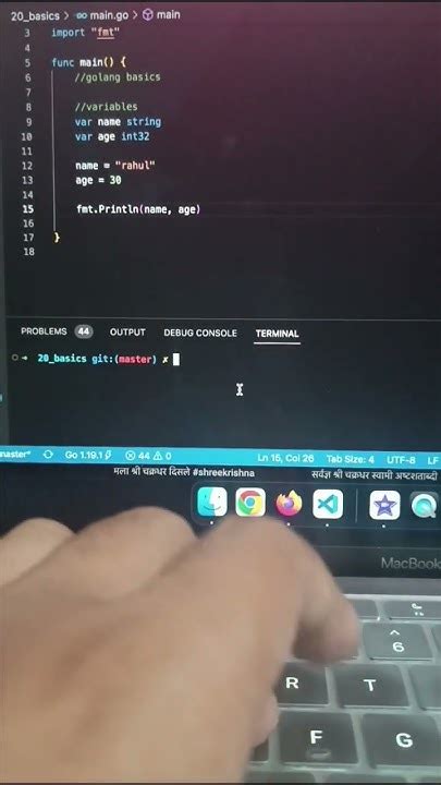 Golang Basics Variable And Struct Shorts Youtube