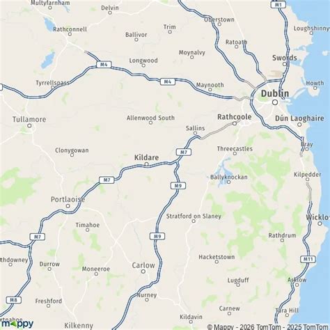 Map Kildare Map Of Kildare R14 And Practical Information
