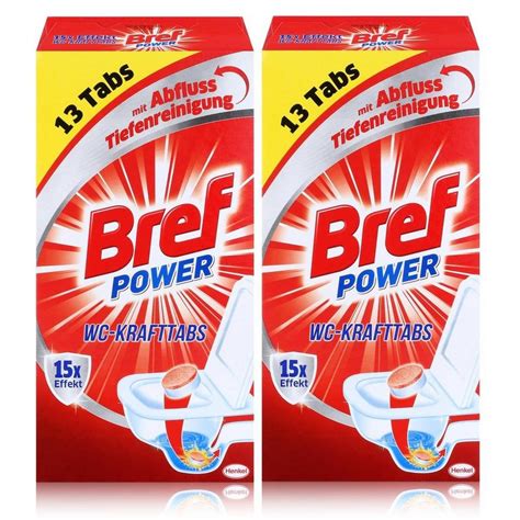 Bref Power Henkel Bref Power 15x Effekt Wc Krafttabs 13 Tabs Toiletten Reiniger Wc Reiniger