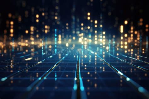 Cloud Computing Transfer Big Data On Internet Futuristic Digital Technology Stock Illustration