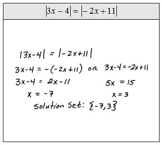 OpenAlgebra Free Algebra Study Guide Video Tutorials Absolute Value Equations