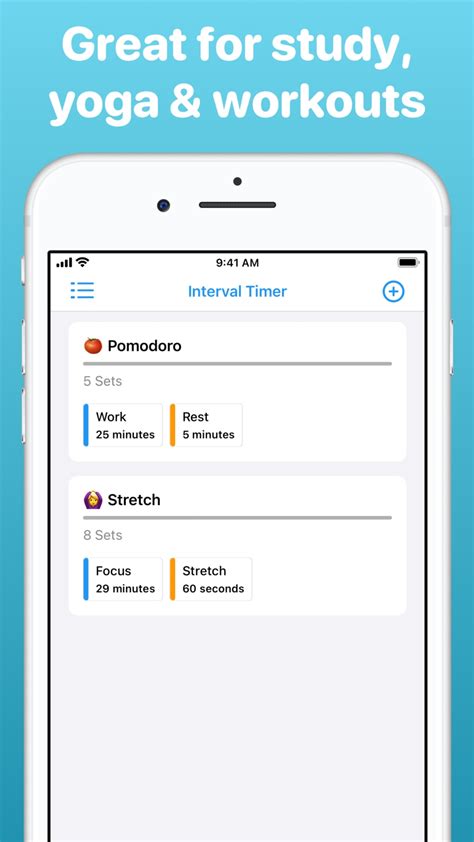 Interval Timer For Tasks For Iphone Download