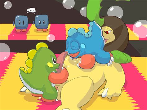 Rule 34 Bayleef Bob Bub Bubble Bobble Crossover Gay Interspecies Male Male Only Nintendo