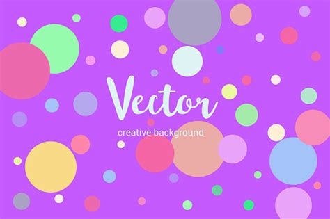 보라색 배경에 무작위 혼란 흩어져 화려한 동그라미와 벡터 템플릿 0명에 대한 스톡 벡터 아트 및 기타 이미지 0명 가능성 기업 비즈니스 Istock