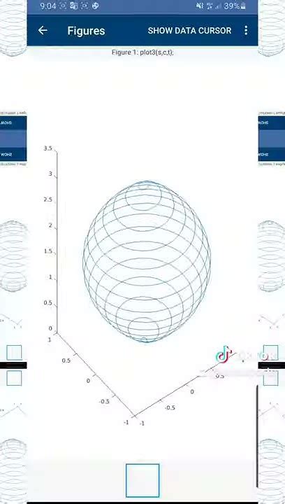 3d Helix Plot On Matlab Mobile Youtube