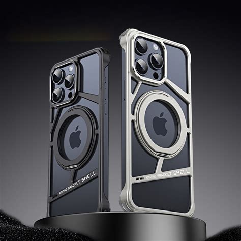 Sleek Metallic Chassis Ring Bracket Case Iphone Wekome India