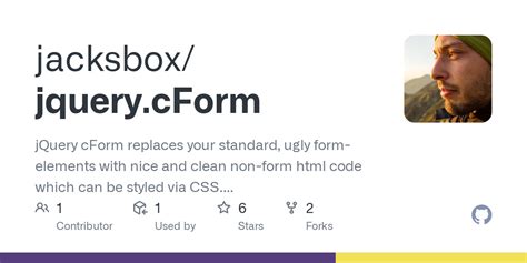 GitHub Jacksbox Jquery CForm JQuery CForm Replaces Your Standard Ugly Form Elements With