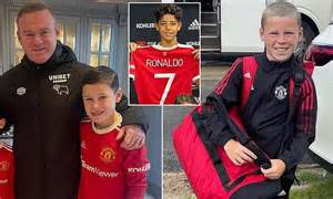 Wayne Rooneys Son Kai Finishes Season With 56 Goals And 28 Assists For