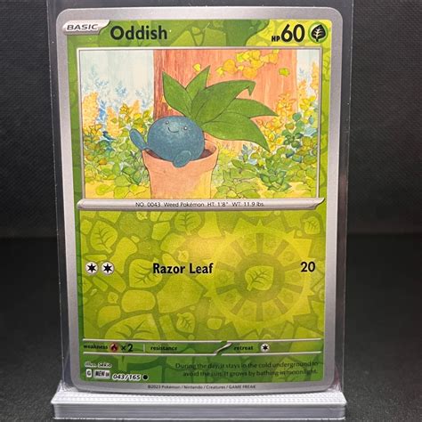 Se Produkter Som Liknar Oddish 043165 Reverse Holo På Tradera
