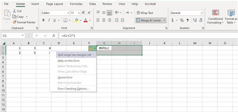 what is the spill error in microsoft excel how to fix it