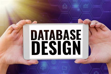 Conceptual Caption Database Design Business Idea Organisation Of Data According To A Database