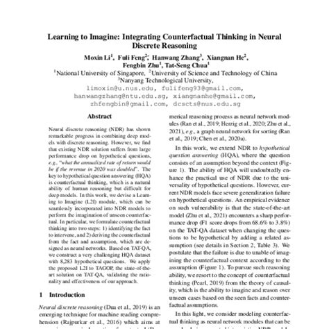 Learning To Imagine Integrating Counterfactual Thinking In Neural