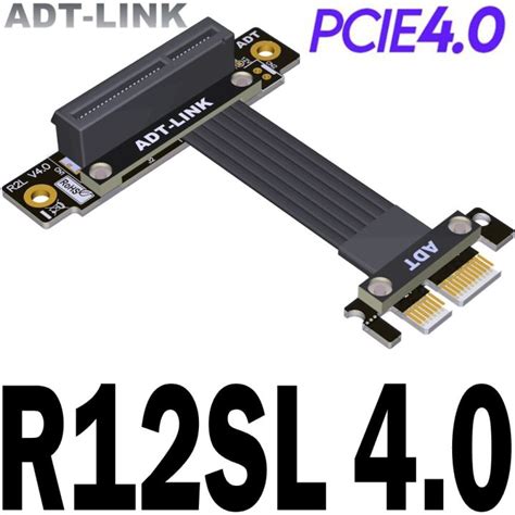Gen4ไรเซอร์การ์ด Pcie 4 0 X1ตัวผู้กับ X4ตัวเมีย Pci Express Pci Express 1x 4x Pci E Rion สายยืด