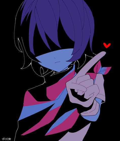 Kris With Their Iconic Pose Deltarune