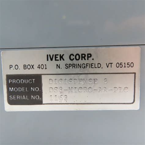 Ivek DS8 MICRO AA PLC Digispense 8 Laboratory Controller Module