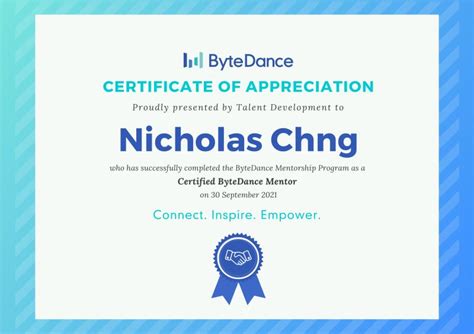 Nicholas Chng On Linkedin Bytedancementorship
