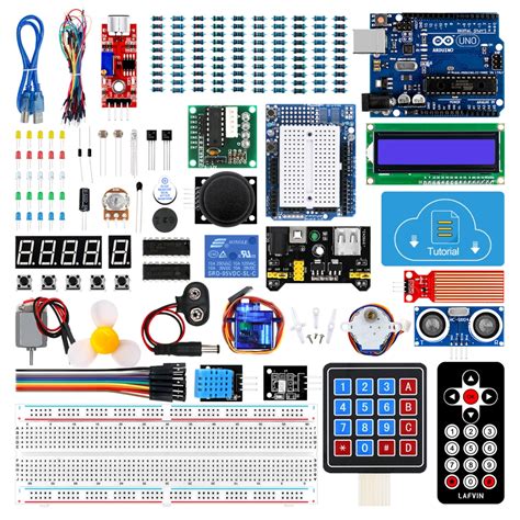 KLYSTR UNO R Project Super Starter Kit For Arduino UNO R With Tutorial Compatible With Arduino