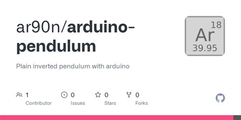 Github Ar90narduino Pendulum Plain Inverted Pendulum With Arduino
