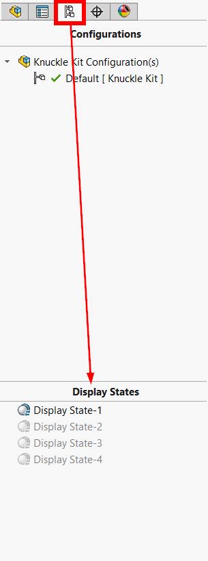 Using Display States In Solidworks