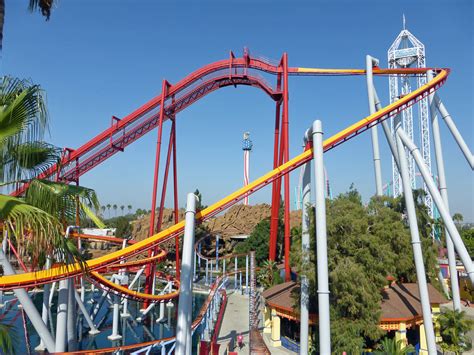 Silver Bullet Roller Coaster Silver Bullet Knotts Berry Farm Buena