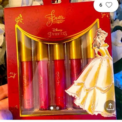Disney Makeup Belle Disney Princess Lip Gloss Set Bnib Poshmark