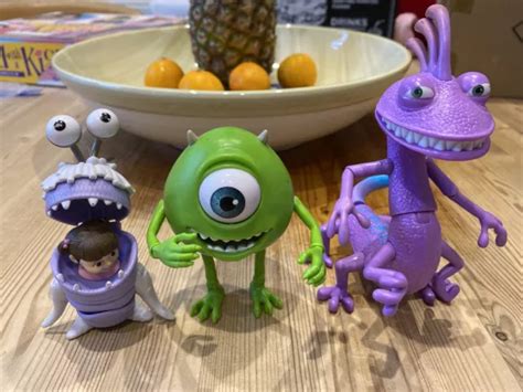 Monsters Inc Figures Bundle Randall Mike Boo Disney Pixar 2019 Good