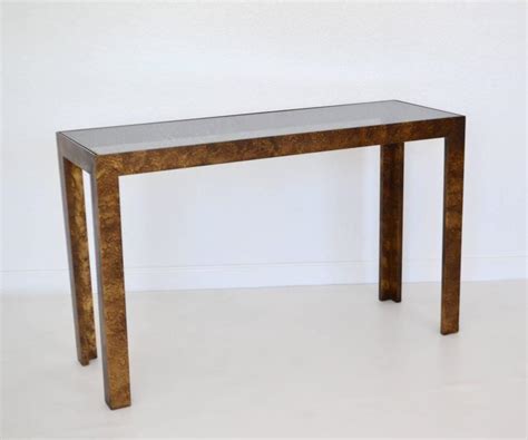 Mid Century Parsons Style Console Table At 1stdibs