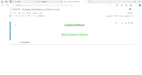 Dhanush M On Linkedin Datascience Lgmvip Lgm Internship Task1