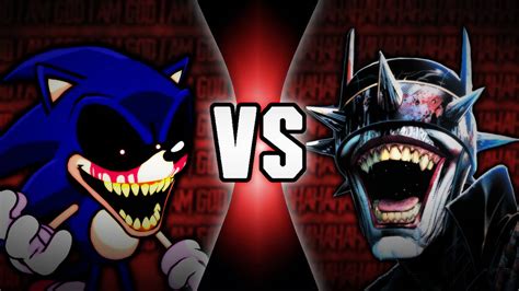 Sonic Exe Vs The Batman Who Laughs By Ty50ntheskeleton On Deviantart
