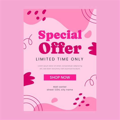 Free Vector Hyper Pink Template Design