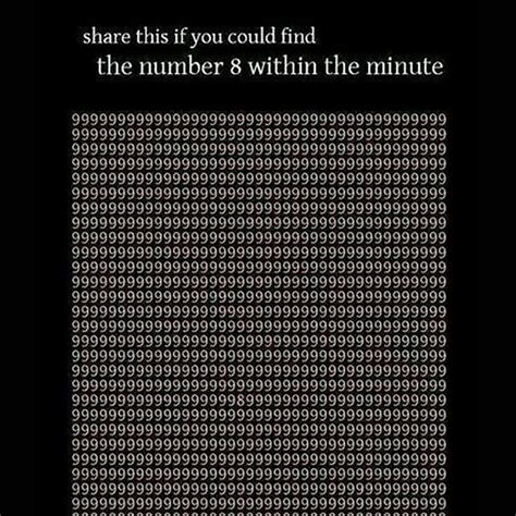 Can You Find The Number 8 En Viata Me