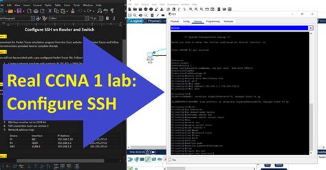 Ccna Lab 2 Configure Ssh On Router And Switch Sanuja Senanayake