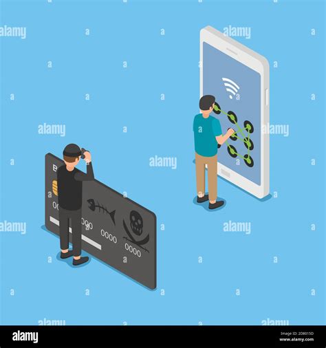 Phone Hack Illustration Stock Vector Images Alamy