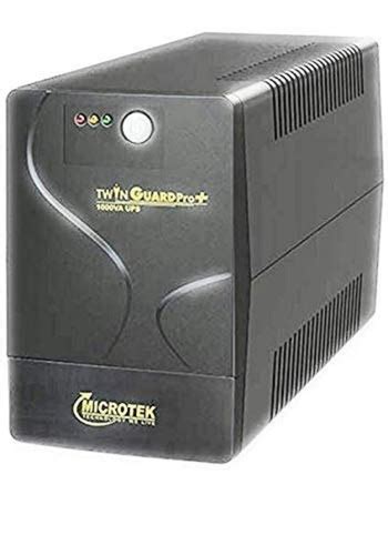 Black Microtek Portable Microprocessor Based Line Interactive 1000va Computer Ups At Best Price