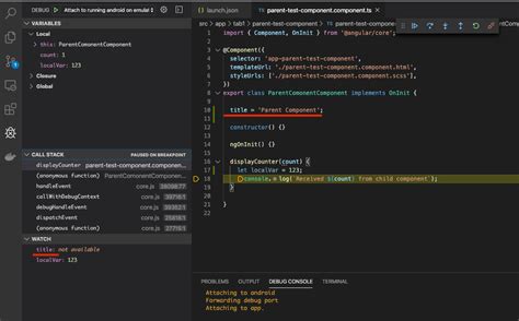 Watching And Evaluating Variables Problem On Debugging Ionic App · Issue 595 · Microsoftvscode