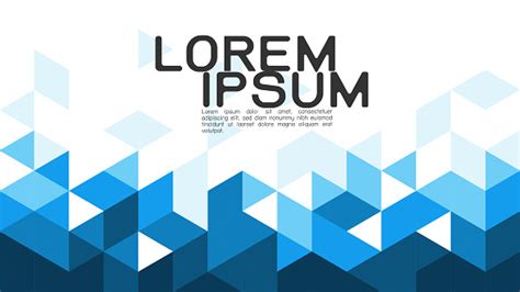 혼합 기하학적 템플릿과 흰색 배경에 현대 겹치는 추상 그라데이션 파란색 배경 아래 위치에 텍스트 공간 벡터 일러스트레이션 0명에