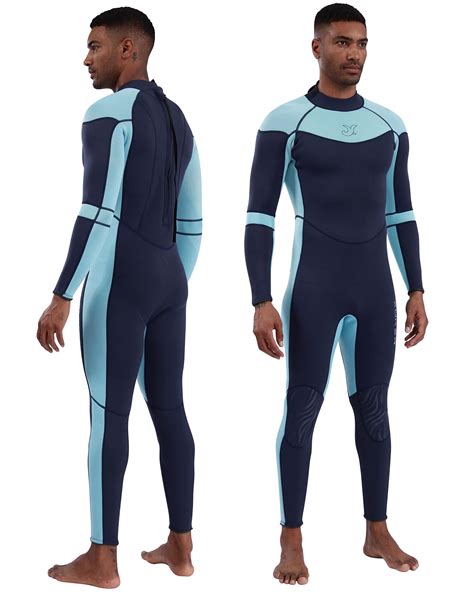 Men Wetsuit 3mm Neoprene Wet Suits Back Zip In Cold