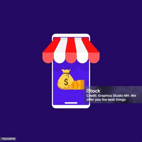 모바일 쇼핑 M 커머스 벡터 거리 무역 및 온라인 상점 컨셉 개념에 대한 스톡 벡터 아트 및 기타 이미지 개념 개념과 주제