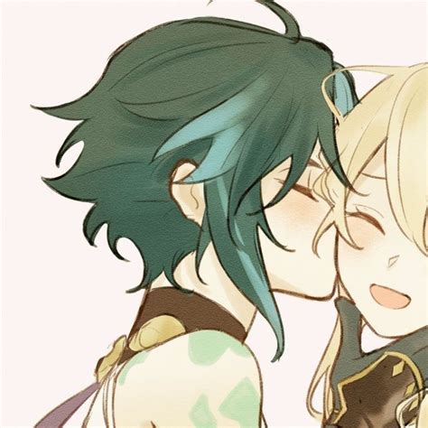 Pin By Serena On Xiao X Lumine Anime Couples Drawings Aesthetic Anime Animated Icons