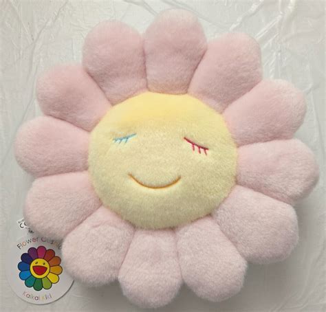 Takashi Murakami Kaikai Kiki Flower Cushion Pillow Plush 30cm Light