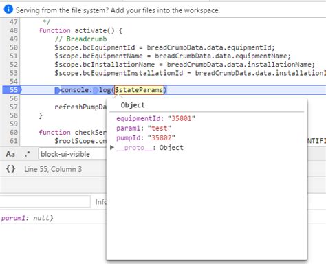 Angularjs Stateparams Params Not Reaching Config Object