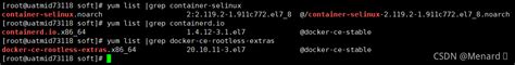 解决docker安装依赖container selinux csdn博客